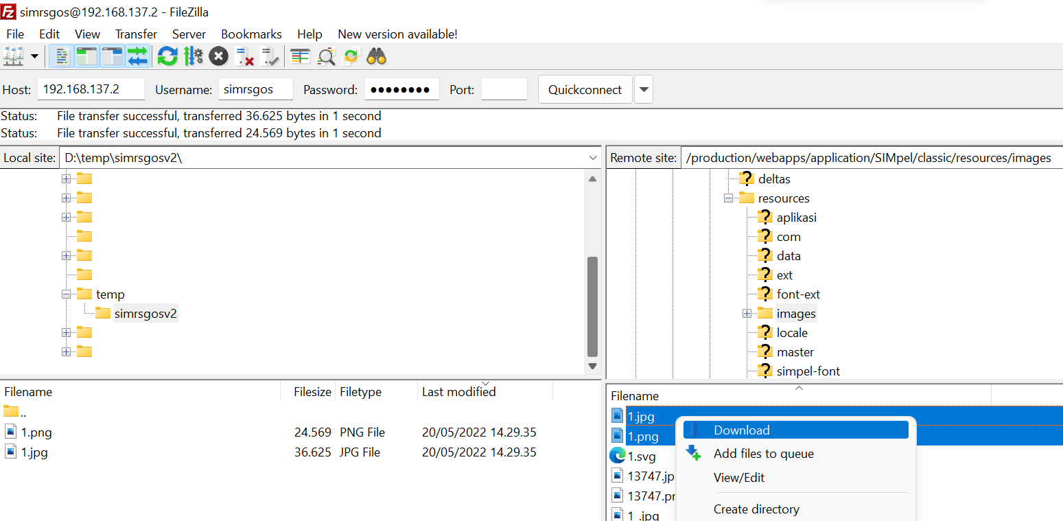 Aplikasi - SIMGos V2 Dokumentasi