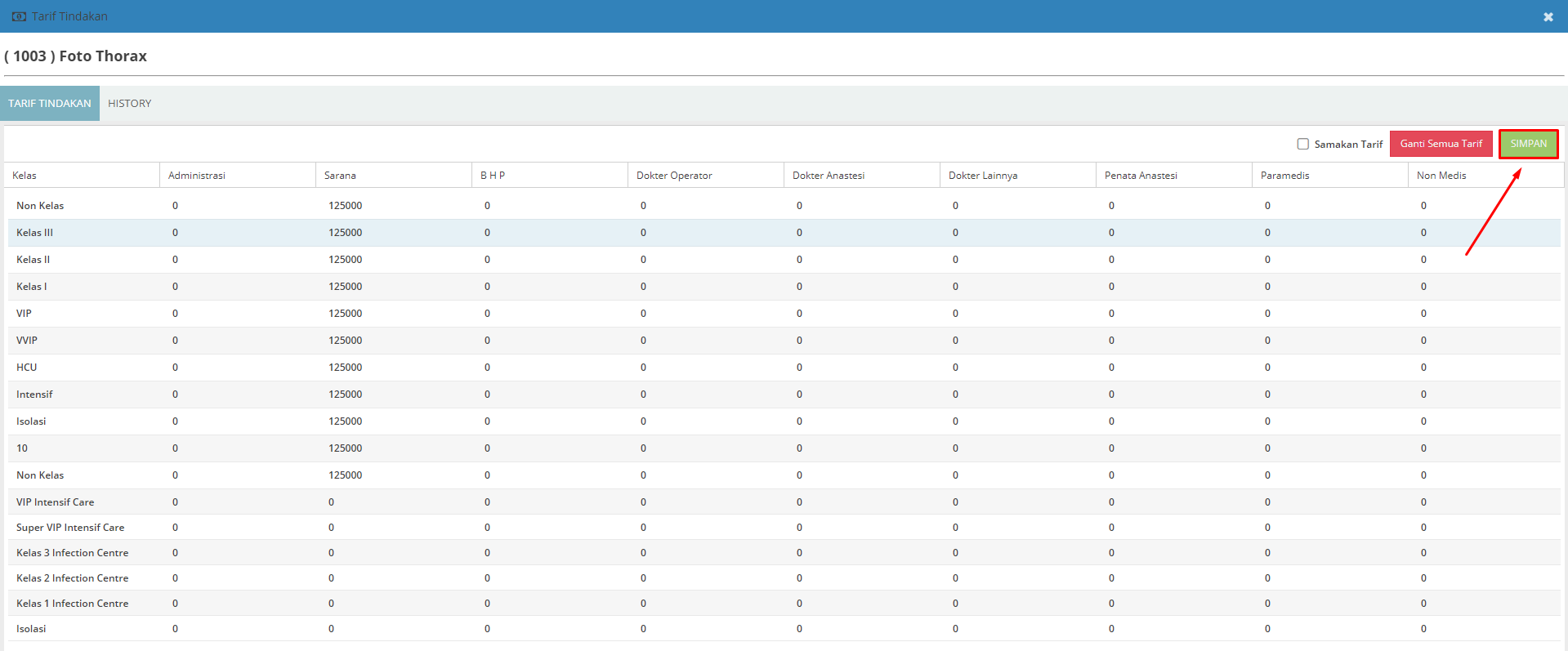 Tindakan - SIMGos V2 Dokumentasi